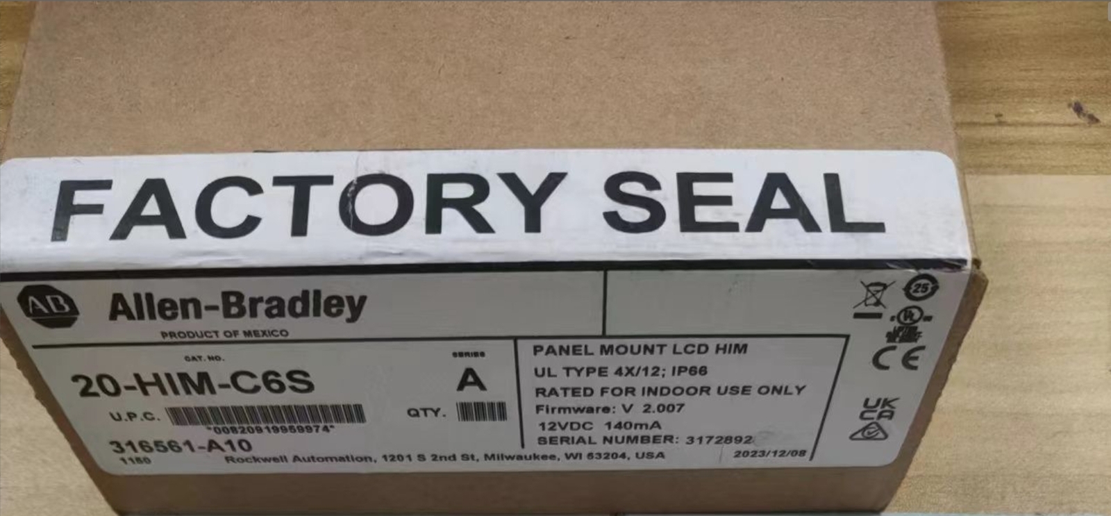 Allen-Bradley 20-HIM-C6S LCD Display Programmer for sale online | eBay