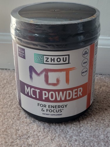 Zhou MCT Powder Energy Focus 14.5 oz * NEW Sealed Exp 3/2024 | eBay