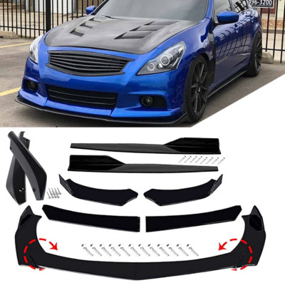 For Infiniti G37 X Sedan Front Bumper Lip Splitter Lower Spoiler Body ...