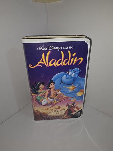 Walt Disney Classic Black Diamond Aladdin Original BlockBuster VHS | eBay