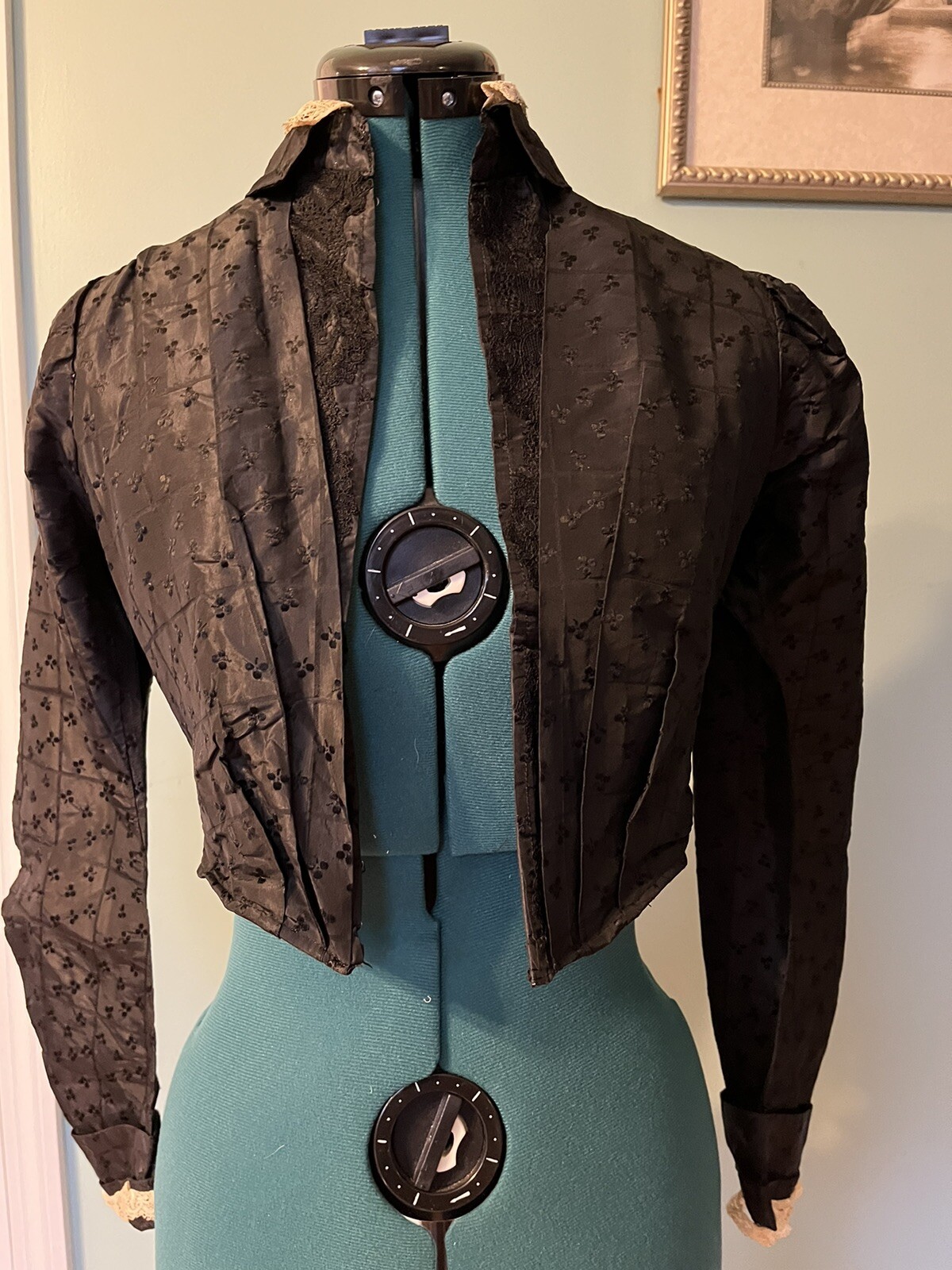 Victorian Era Early 1900s Waistcoat Jacket Formal Antique Black, Small ...