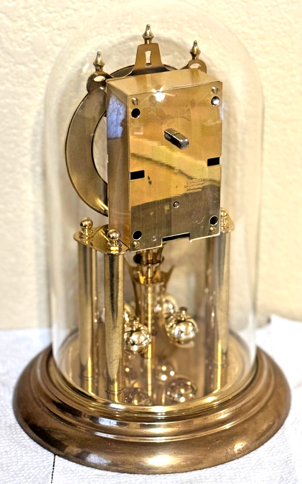 NICE SIEGFRIED HALLER GERMAN BRASS GLASS ELGIN 400 DAY ANNIVERSARY ...