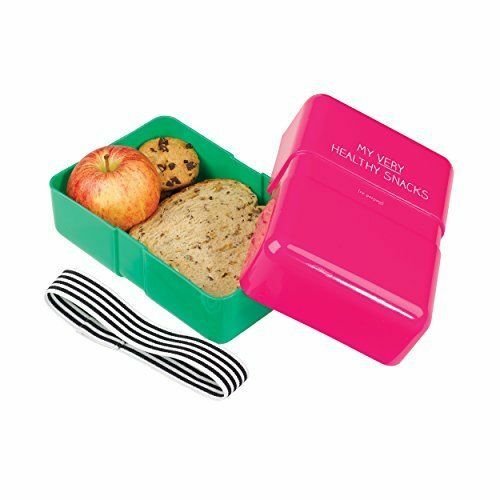 NEW Happy Jackson Lunch Box "Healthy Snacks" Kids Lunchbox Work School ...