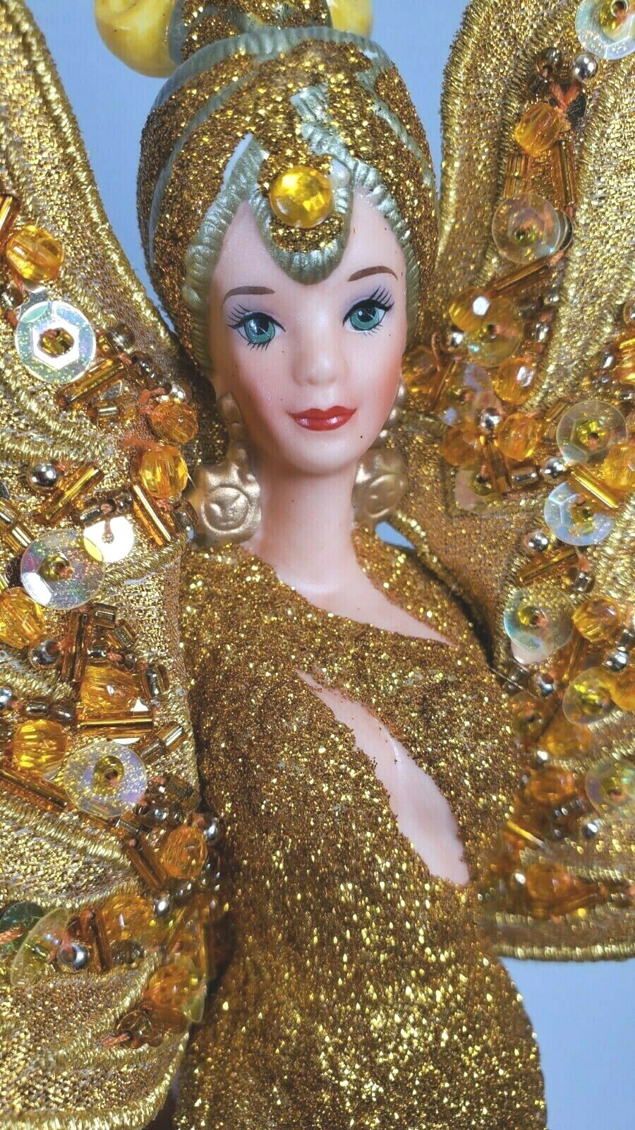 1996 Enesco Barbie Collectible 265470 Barbie Goddess of the Sun Musical ...