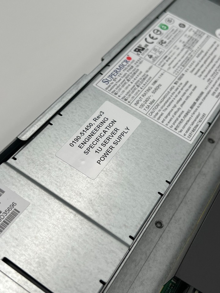 APPLIED MATERIALS 0090-08212 ASSEMBLY CGA SERVER SM 1U 2.33-8GB-500GB ...