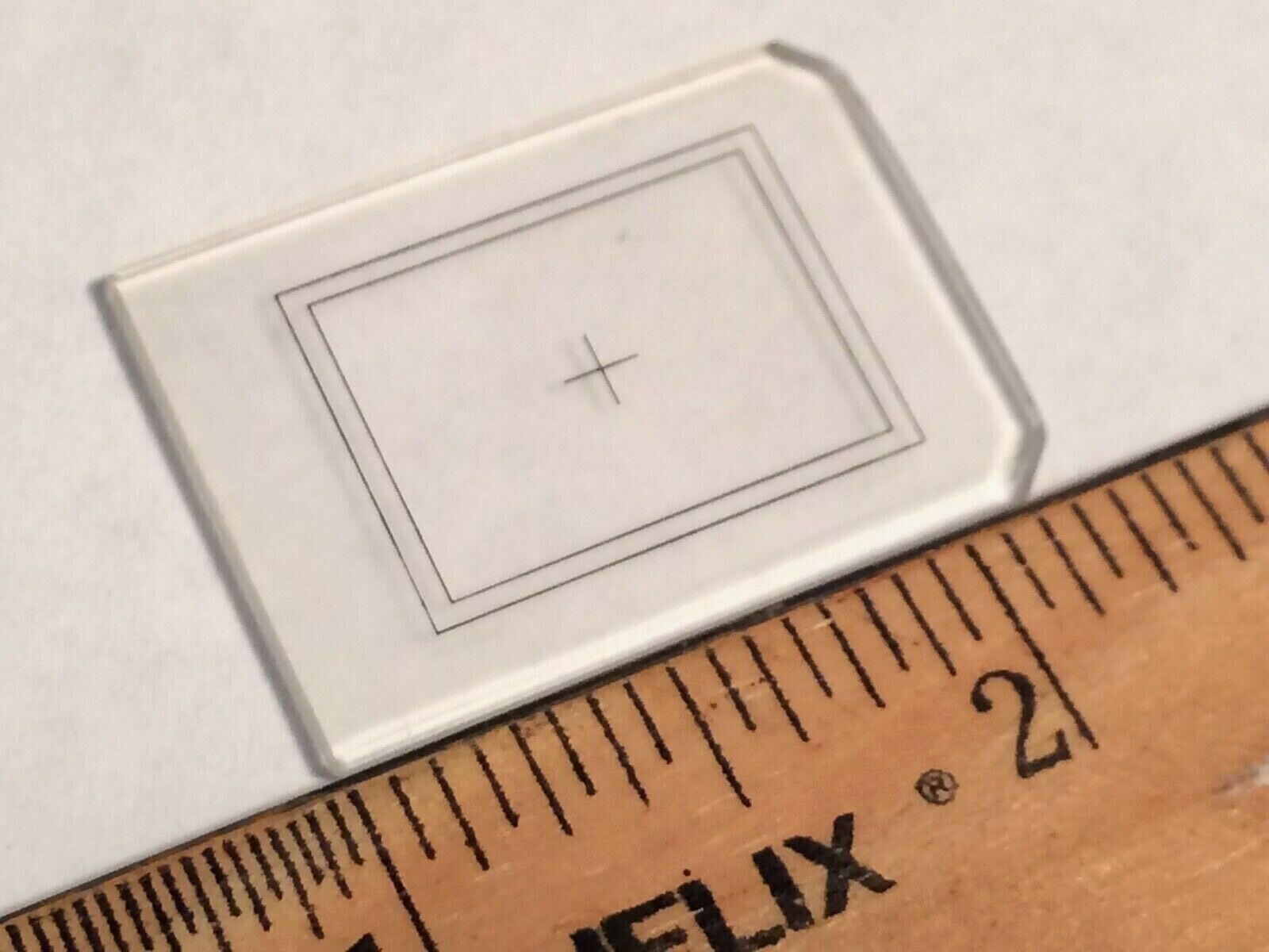 MITCHELL NC CAMERA GROUND GLASS RETICLE 1:33 TV TRANS.-FULL SCAN w ...