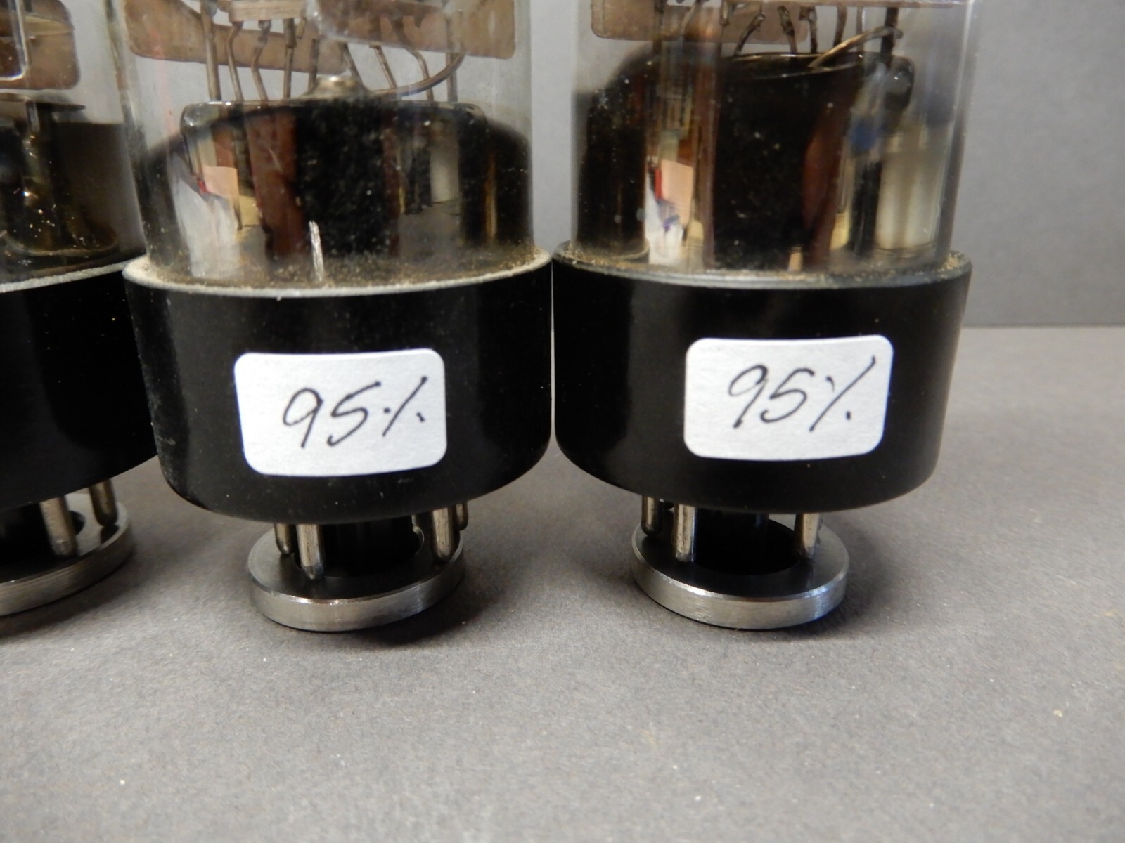 Russian 6L6 Vacuum Tubes 6N3C Qty 4 - Tested Strong - Two Slight HK ...