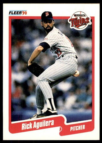 1990 Mint ** Fleer Rick Aguilera Minnesota Twins #365 | eBay
