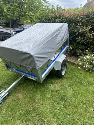 Maypole MP6815 150 x 105 x 40 cm Trailer with high frame and cover ...