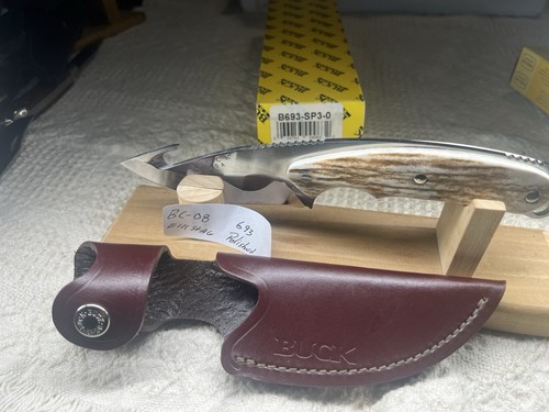 Buck 693 Zipper Knife With Elk Stags. | eBay