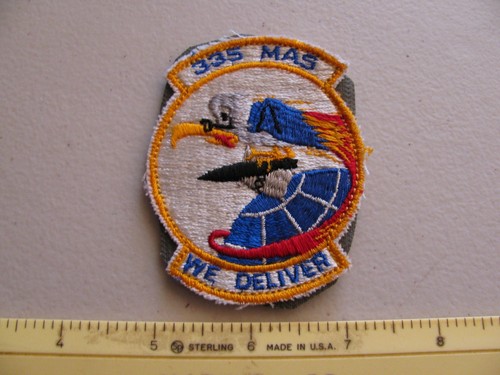 USAF 335TH MILITARY AIRLIFT SQUADRON COLORED FLIGHT SUIT PATCH ~NICE ...