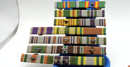 Reserve Officers Training Corps ROTC Uniform Ribbon Bar Lot Vintage WW2 ...