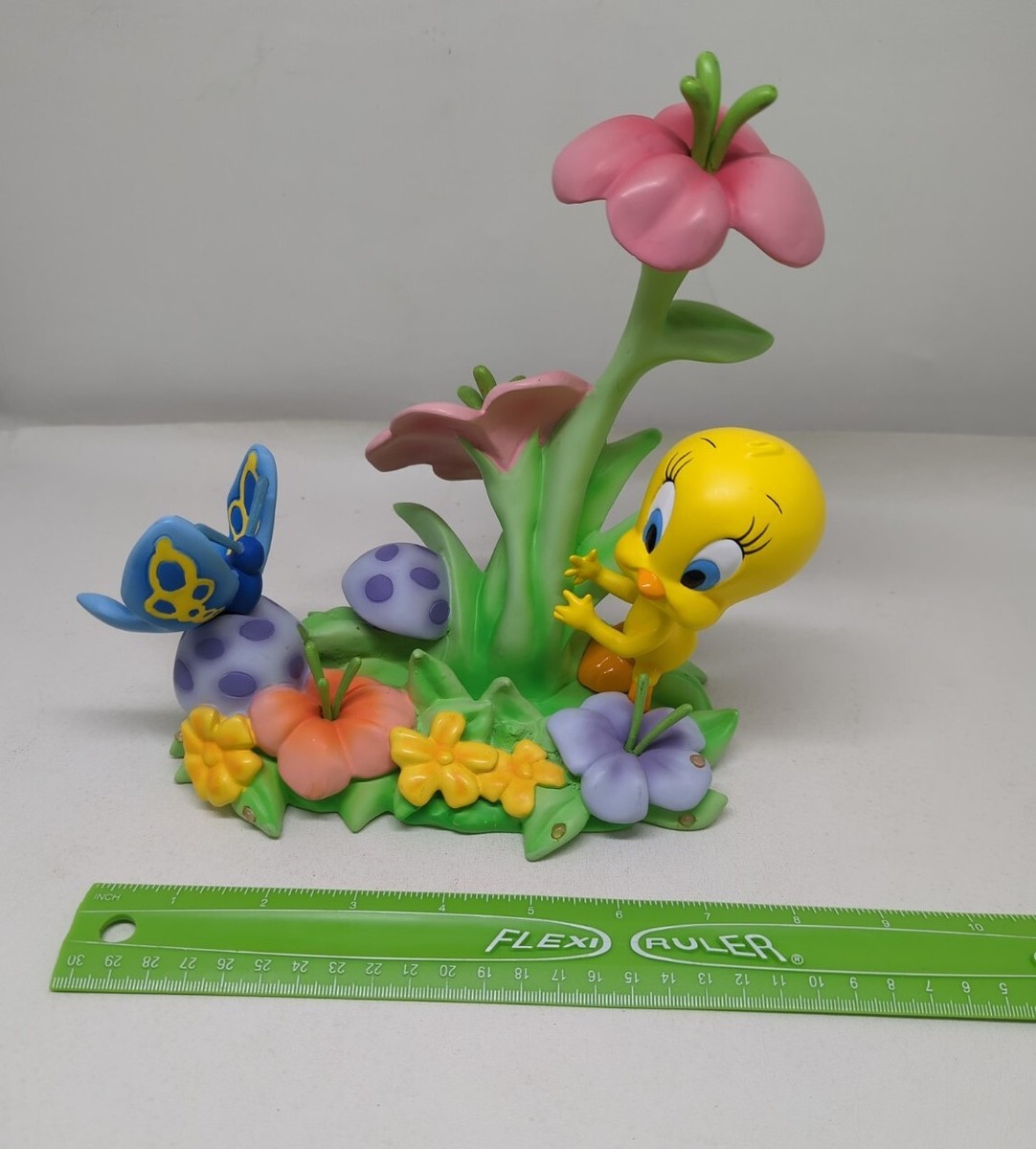 Tweety Bird Holding A Flower