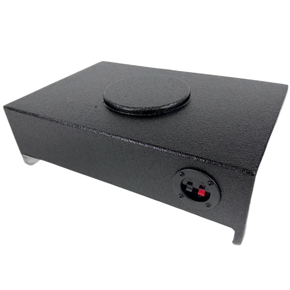 BASS 8 Inch Sealed Shallow Truck Subwoofer Box Enclosure | Down Fire ...