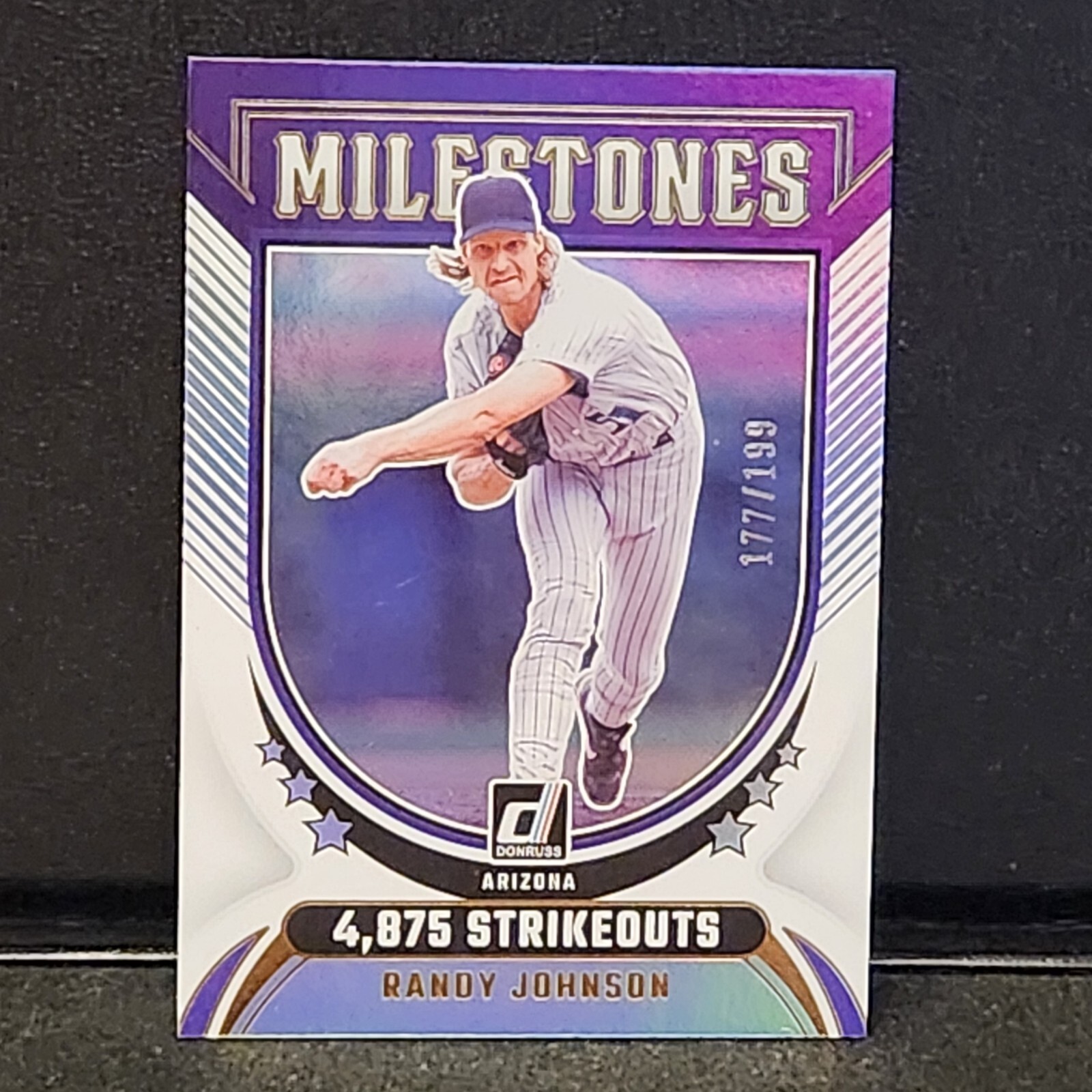 2024 Donruss Randy Johnson Milestones Purple 177/199 | eBay