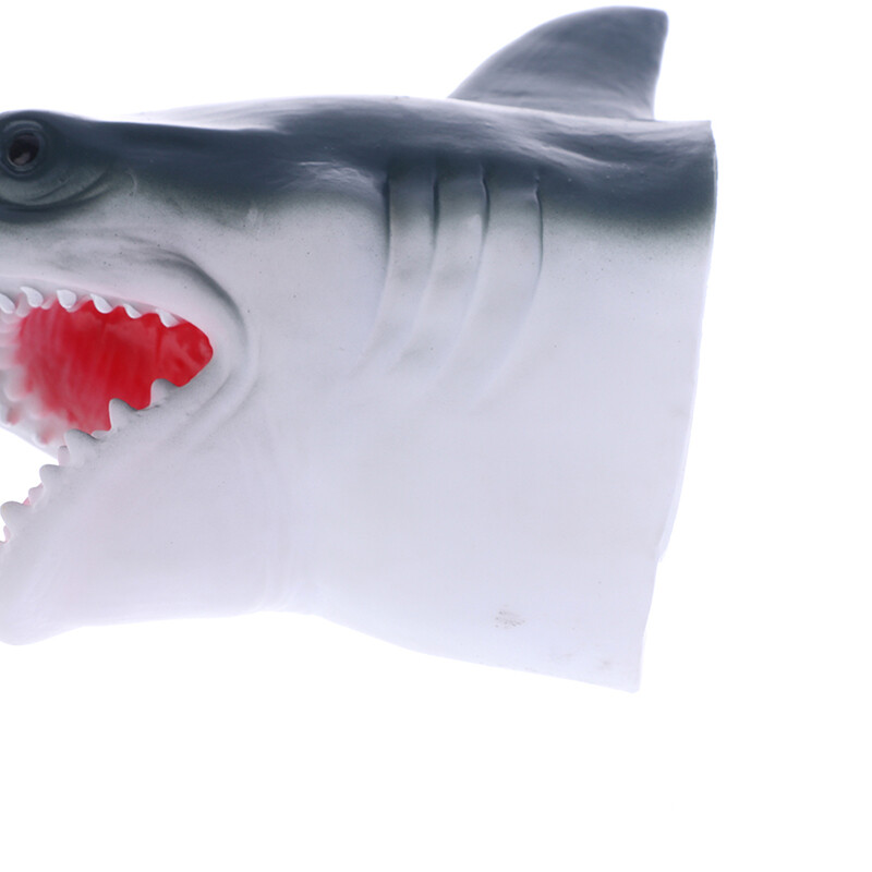 Shark Arm Glove Hand Puppet Toy Soft Rubber Shark Glove Interactive Toy ...