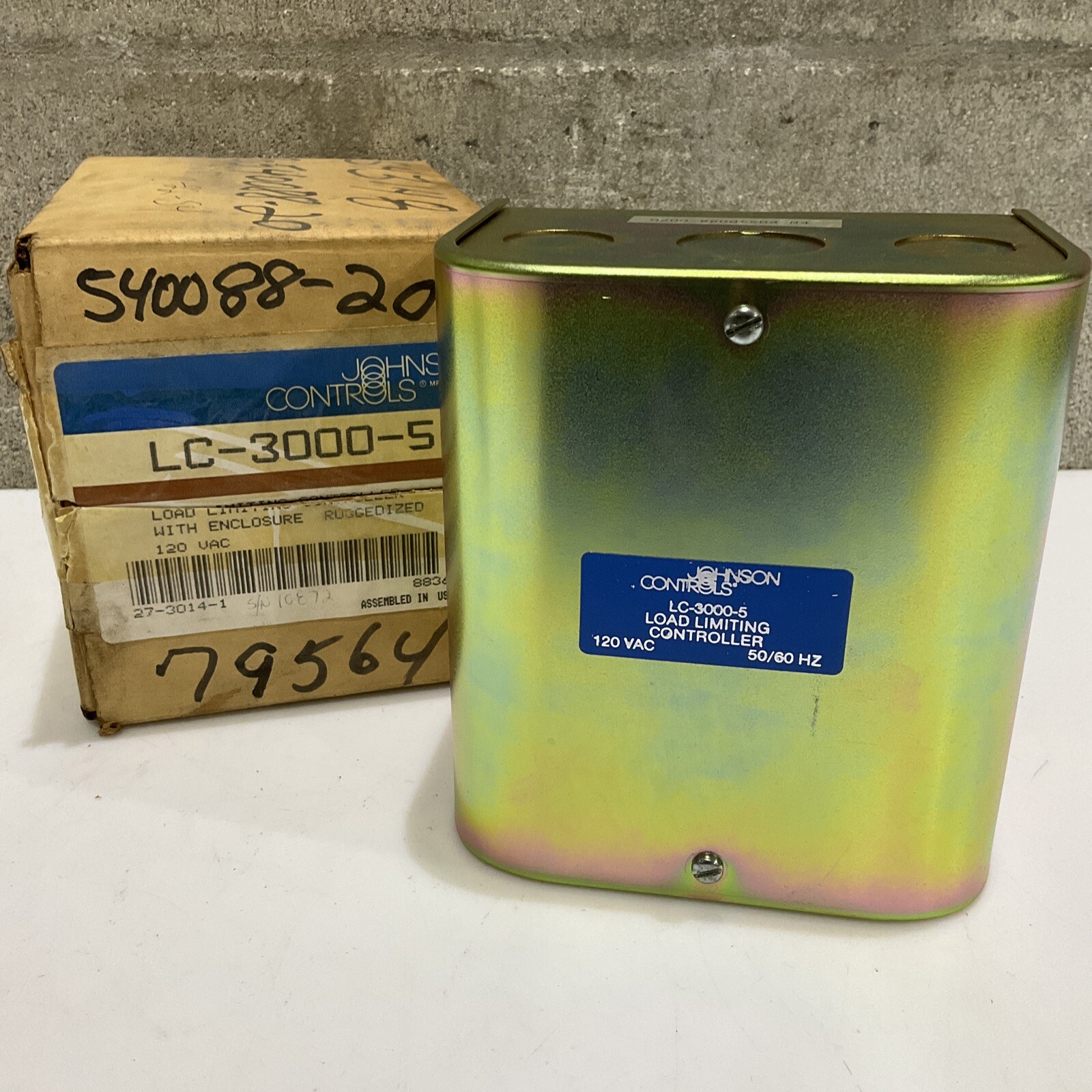 JOHNSON CONTROLS LC-3000-5 P0540088-0020 LOAD LIMITING CONTROLLER ...