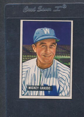 1951 Bowman #205 Mickey Grasso Senators EX *1487 | eBay