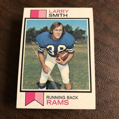 1973 TOPPS LARRY SMITH #504 LOS ANGELES RAMS FOOTBALL CARD | eBay