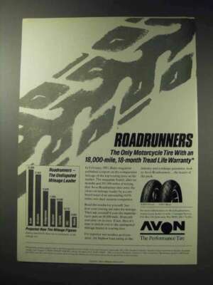 1988 Avon AM20 Front and AM21 Rear Motorcycle Tire Ad | eBay