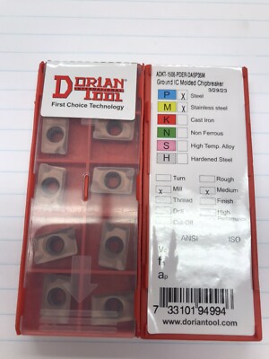 10 pcs. ADKT1505-PDER DASP35M DORIAN INSERTS (loc stk) | eBay