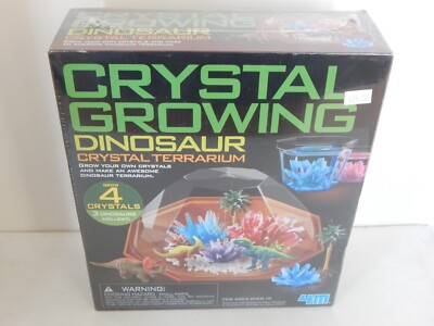 Crystal Growing Dinosaur Crystal Terrarium, Grow 4 Different Size ...