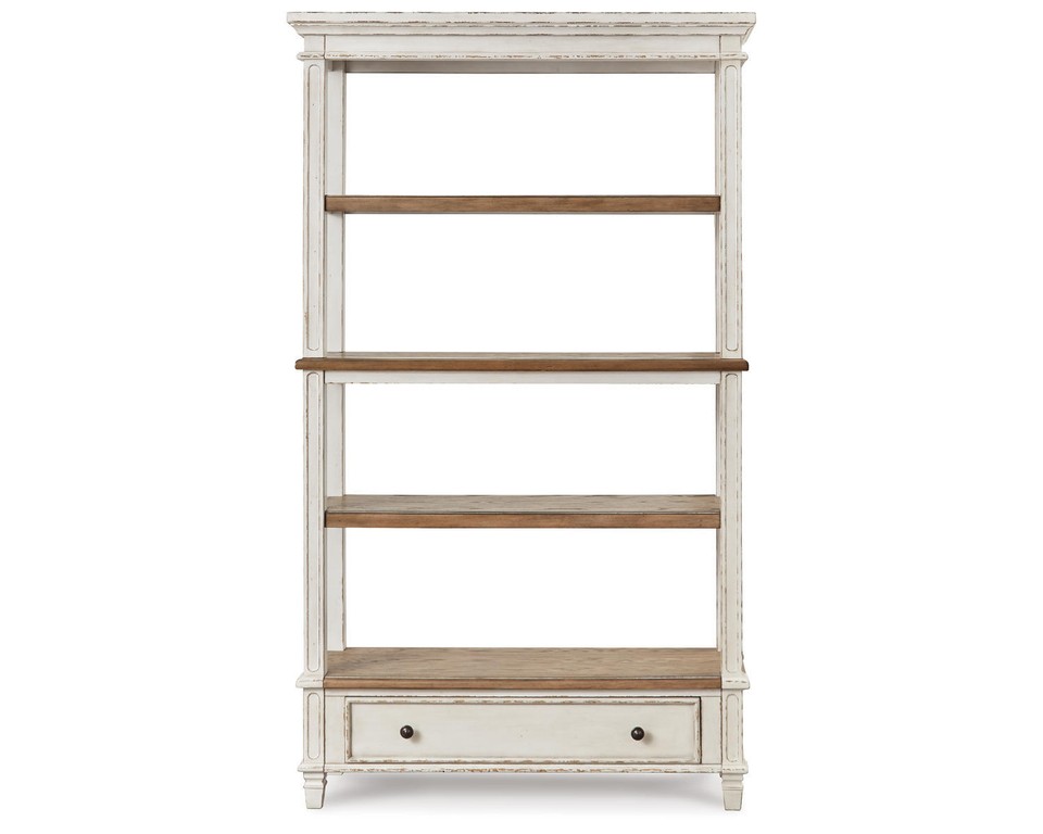 Signature Design by Ashley Casual Realyn 75" Bookcase Brown/White ...