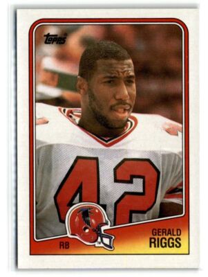 1988 Topps Football #385 Gerald Riggs Atlanta Falcons | eBay
