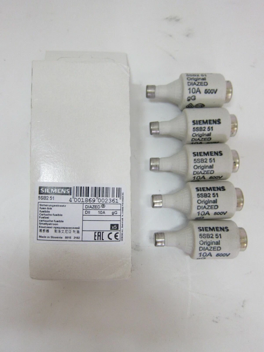 Fuses: Lindner Diazed Type Fuse Link Dii 4a 500v Gg/gl Dii, 49% OFF