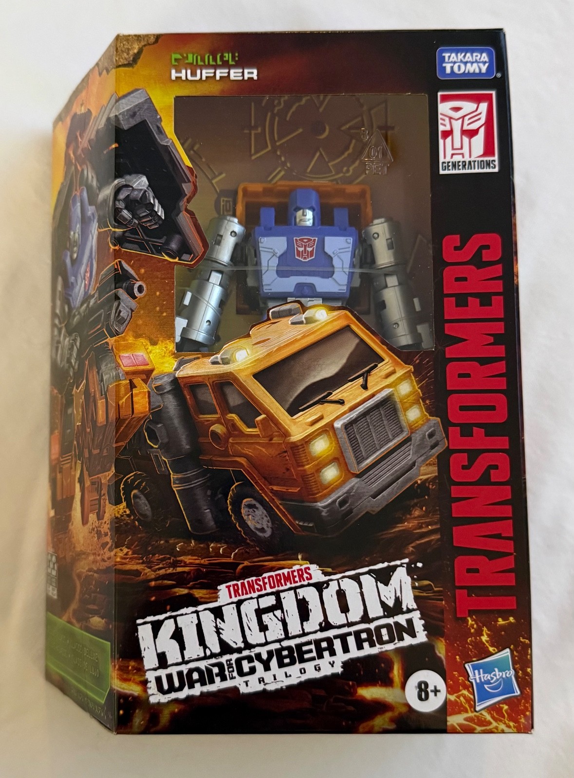 Transformers Kingdom War For Cybertron Huffer Figure Deluxe Class ...