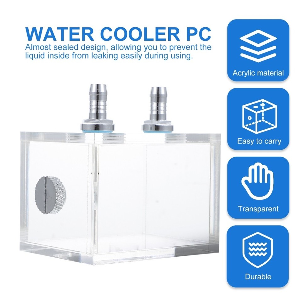 Pc Water Cooling Reservoir Small Coolant Overflow Tank Cpu Cooler | eBay
