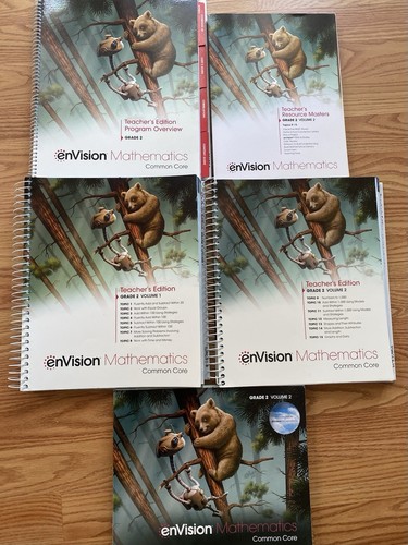 enVision Mathematics Grade 2 Teacher's Edition and student's bundle ...