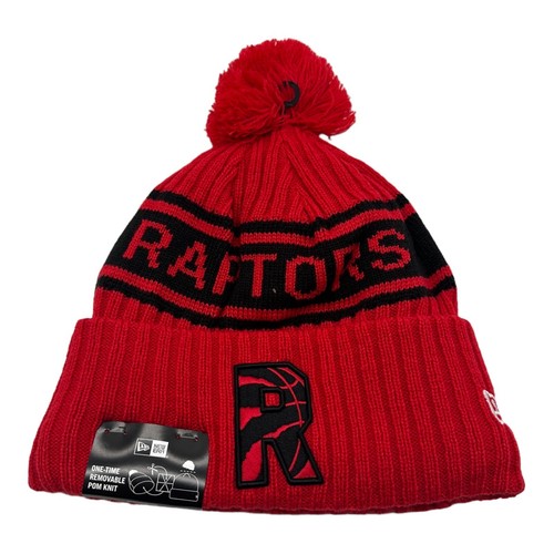New Era Toronto Raptors NBA Basketball Red Knit Winter Beanie Hat Cap ...