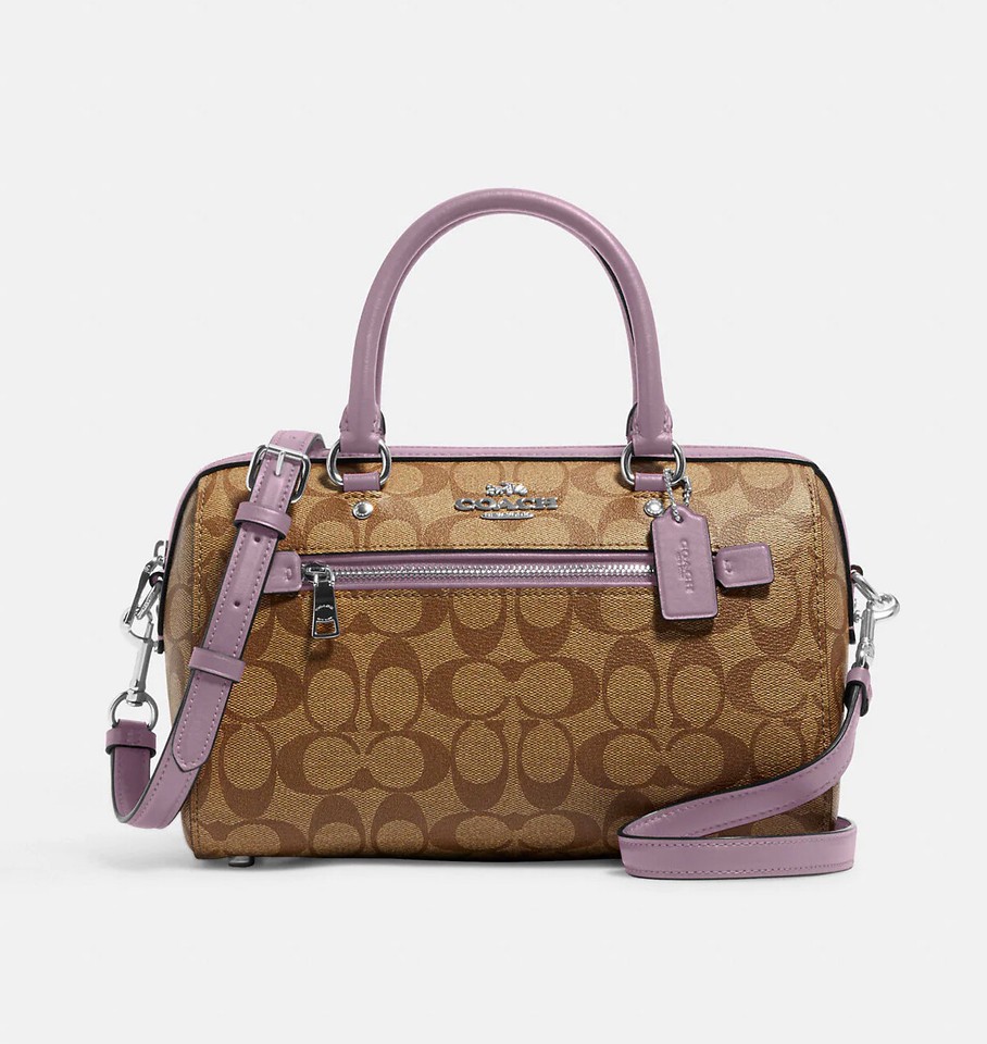 NWT Coach Rowan Satchel In Signature Canvas 2025 CV961/CV962/cw376 | eBay