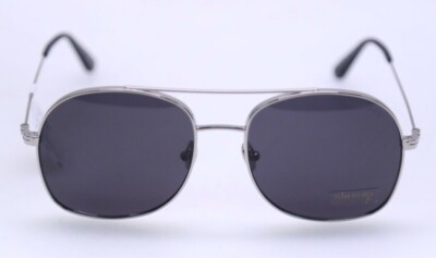 Tom Ford FT 0758 16A TF758 Delilah Shiny Silver/Gray 58mm Sunglasses ...