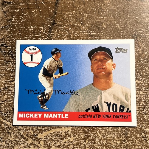 2006 Topps Mickey Mantle Insert MHR1 Baseball Card New York Yankees | eBay