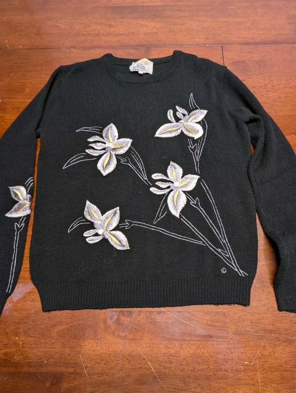 Vintage Cyn Les Shirlee Designs Womens Large embroide… - Gem