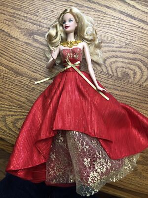2014 Holiday Barbie In Red Dress Barbie Collector | eBay