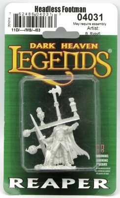 Reaper 04031 Headless Footman (Dark Heaven Legends) Undead Monster ...