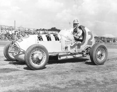 Wayne Padgett Sprint Car Racer Motor Racing Old Photo | eBay