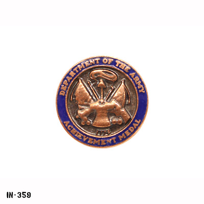 US Army Achievement Civilian Service Award Medal Lapel Hat Pin ~ Badge ...