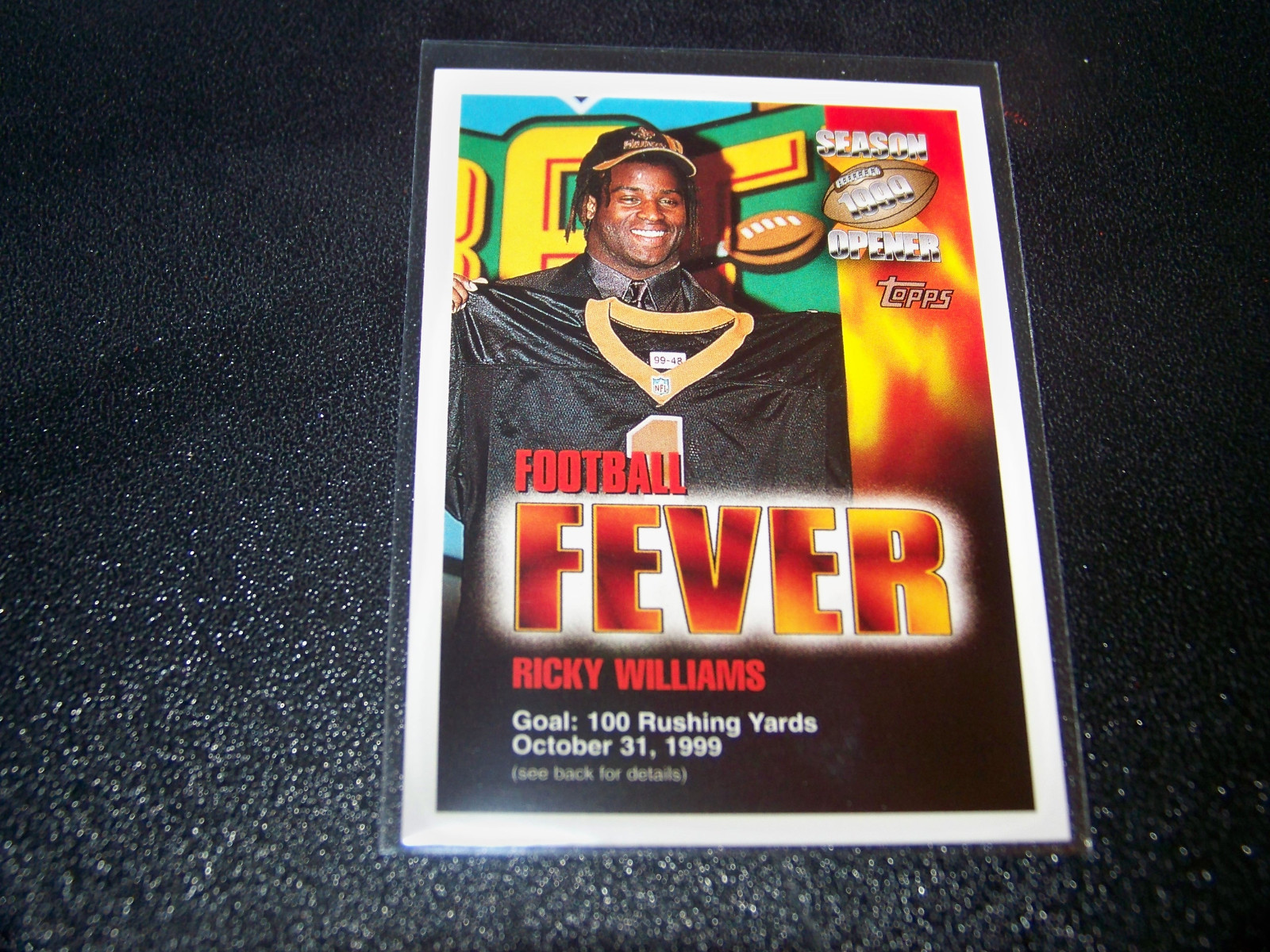 SAINTS RICKY WILLIAMS 1999 TOPPS SEASON OPENER FOOTBALL FEVER ROOKIE | eBay