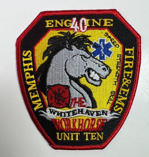 Memphis Fire White Haven Work Horse Engine 40 EMS Tennessee TN Patch F2 ...