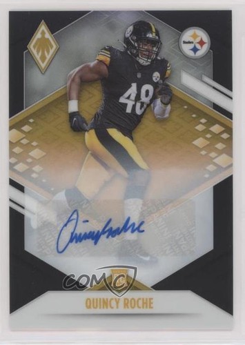 2021 Panini Phoenix - Rookie Black Autographs #176 Quincy Roche /5 (AU ...