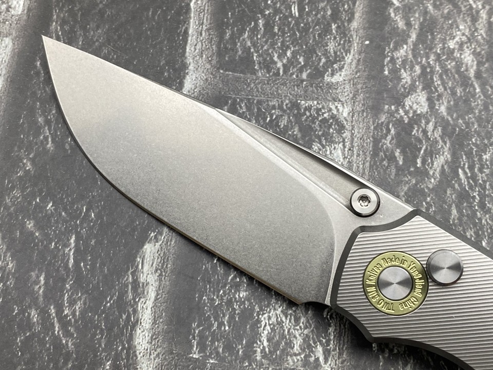 Twosun TS588-K110 Folding Knife K110 Blade Titanium Handle Pocket Knife ...
