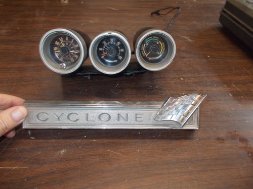 1965 Mercury Cyclone Trunk emblem...... ( Cyclone tachometer is also ...