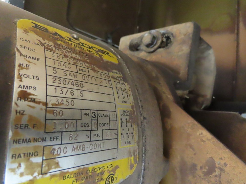 Powermatic Model 66 Table Saw 10" Tilting Arbor 3 Phase 5 HP 240/480V ...