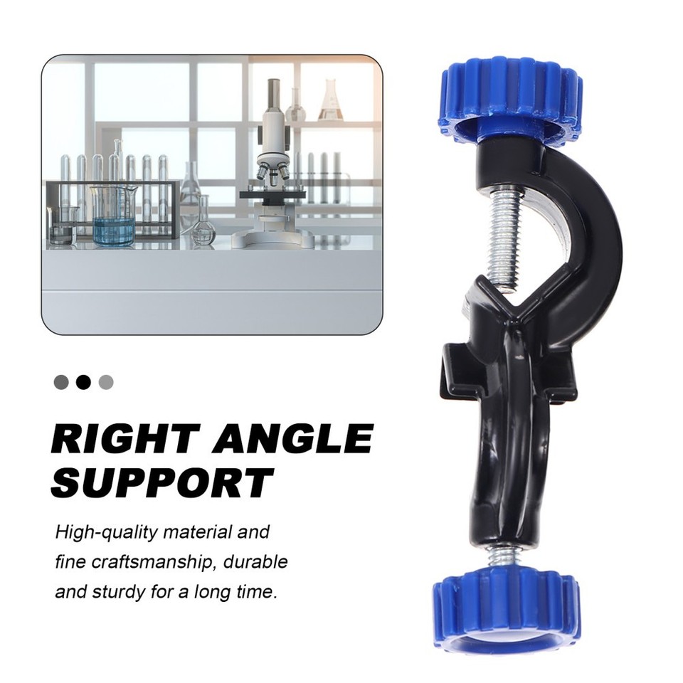 2 Pcs Desktop Mounting Clamp Heavy Duty Clamps Clip Holder Beaker ...