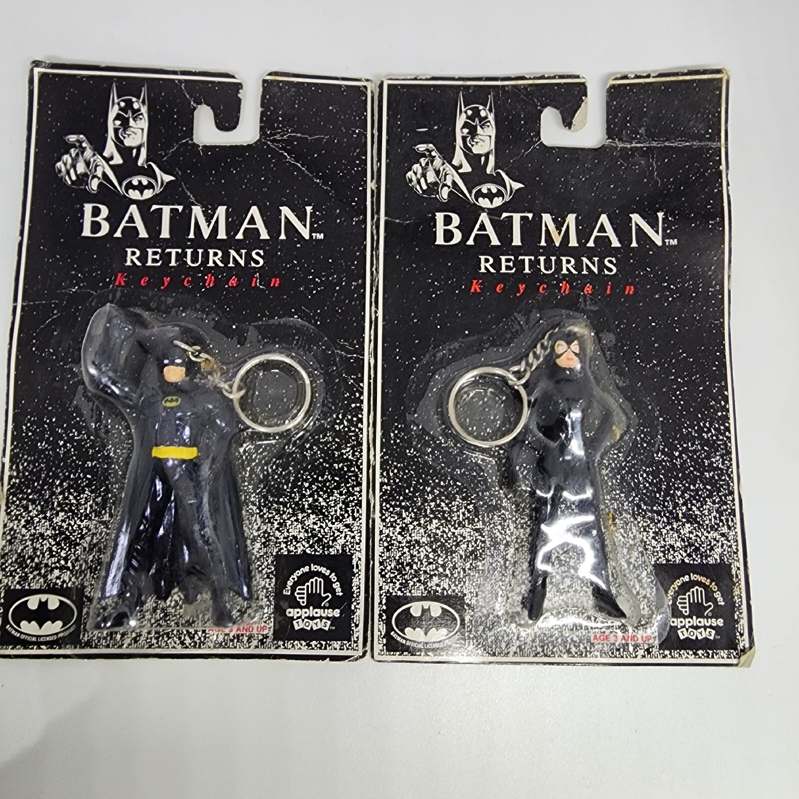 Batman &cat Woman Keychains Dc Comics 1992 Vintage .New Shipped FromU.S.A | eBay