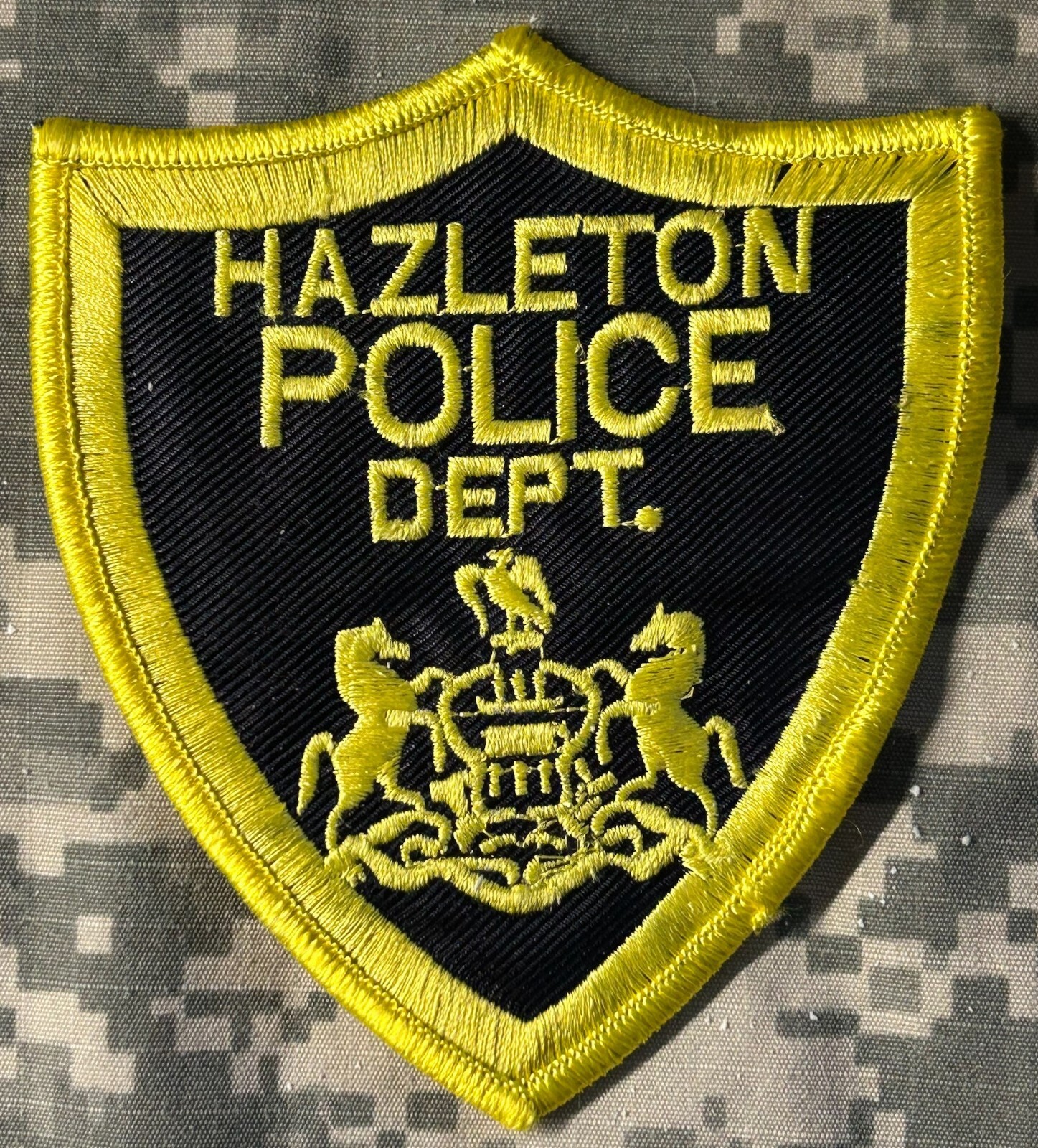 Patch NEW Hazleton Police Department Shoulder Jacket Authentic | eBay